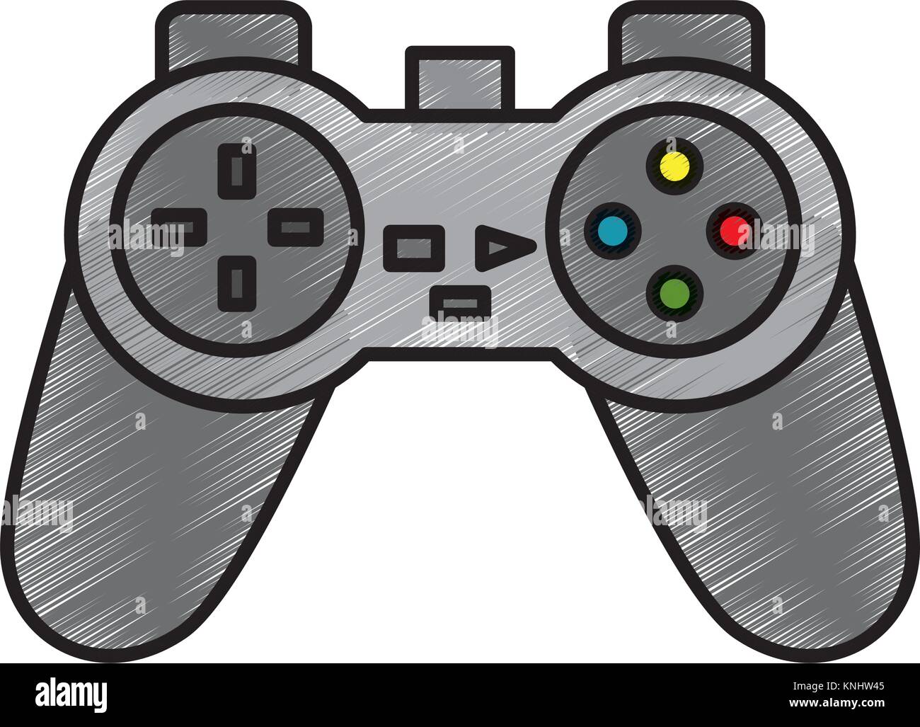 video game console joystick control buttons Stock Vector Image & Art ...