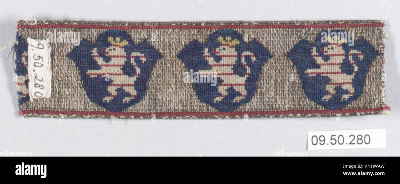 A Galloon textile, part of the MET collection, showcasing intricate ...