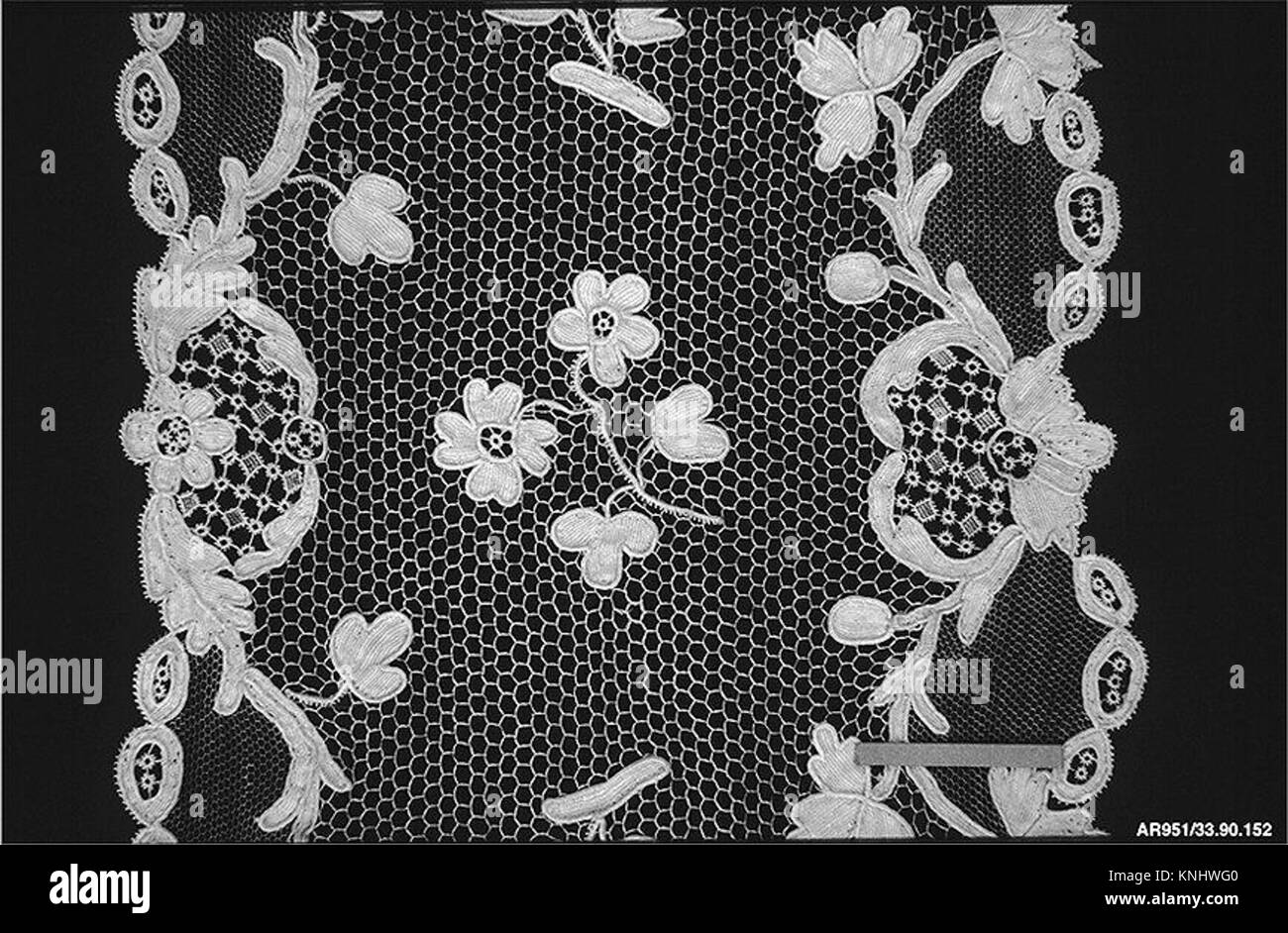 A cravat, a popular form of neckwear in the 17th and 18th centuries ...