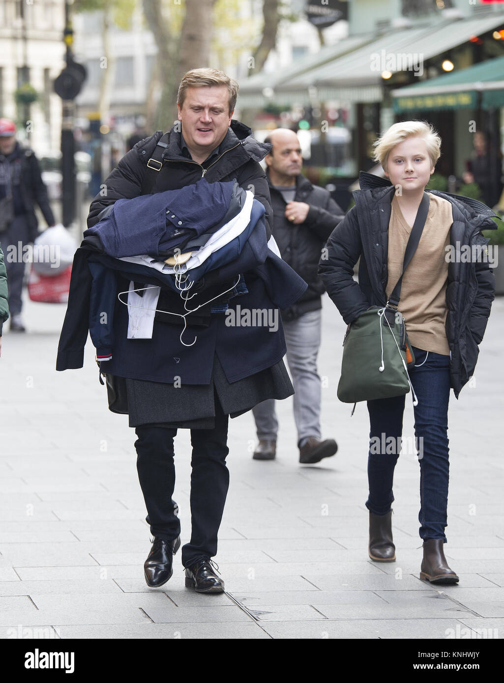Various Celebrities at Global Radio Studios Featuring: Aled Jones Lucas ...