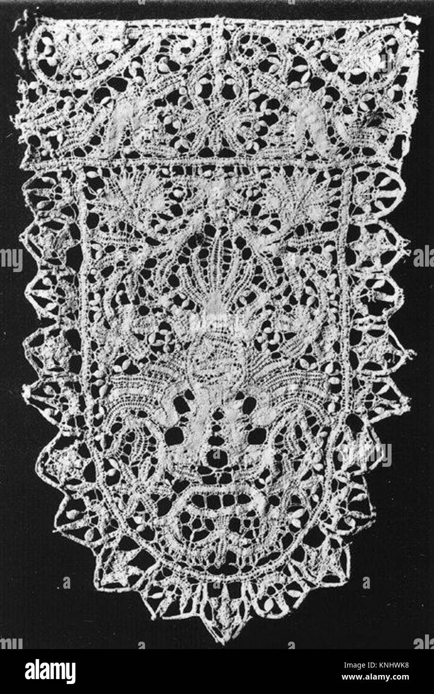 This edging is a decorative trim used in textiles or garments ...