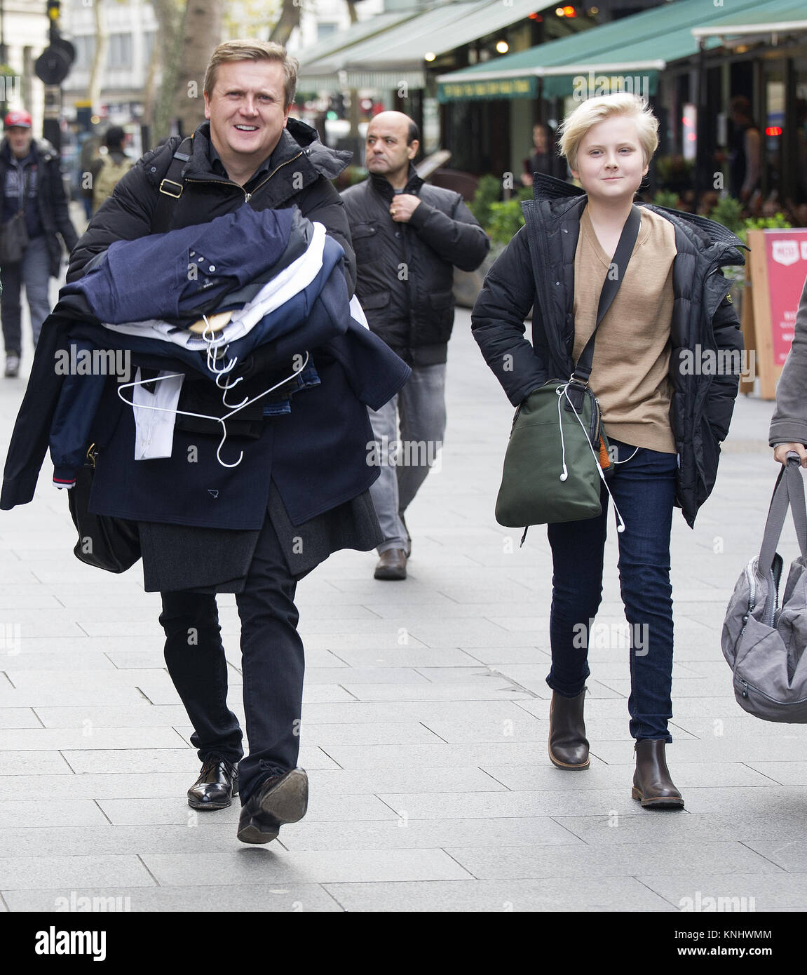 Various Celebrities at Global Radio Studios Featuring: Aled Jones Lucas ...