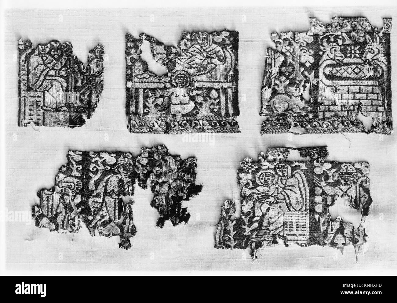 This fragmentary band illustrates scenes from the infancy of Christ ...