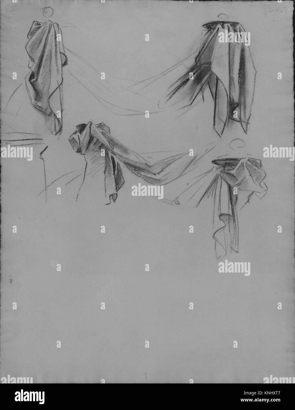 Sketches of drapery Black and White Stock Photos & Images - Alamy