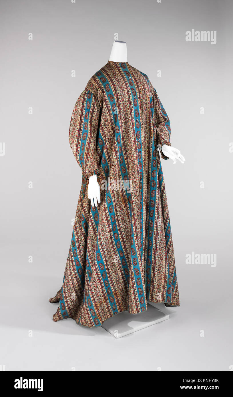 This dressing gown, cataloged as MET 68.232.1, is a fine example of ...