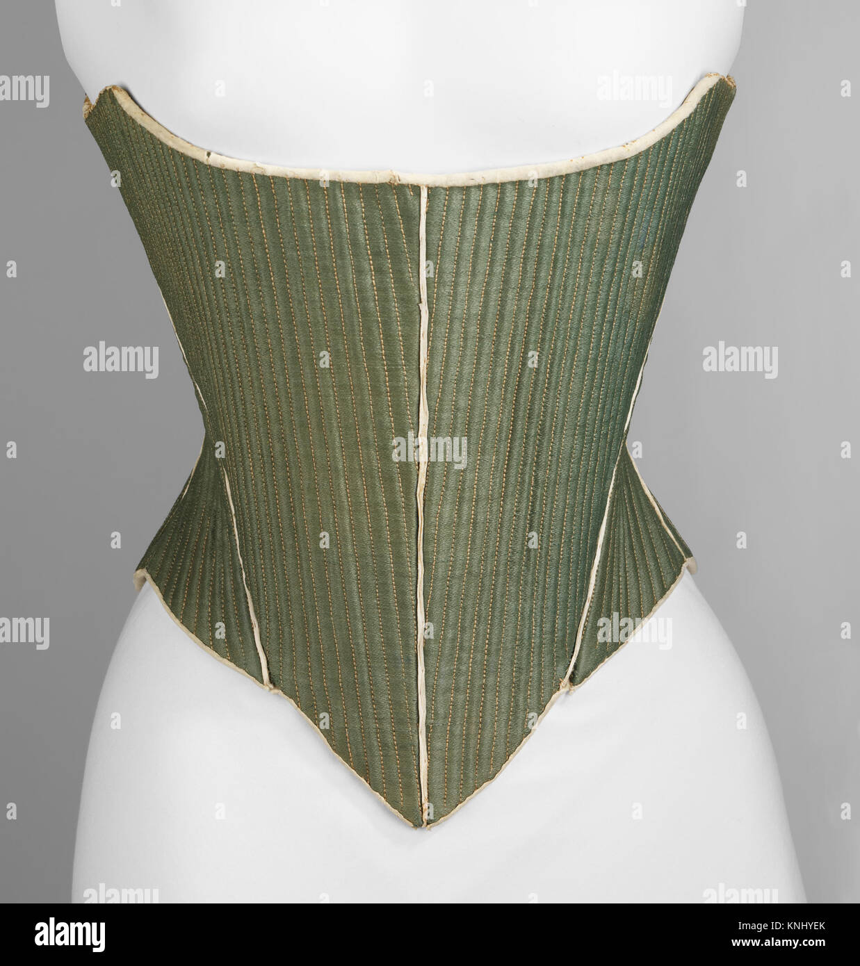 This corset, housed in the Metropolitan Museum of Art, is an example of ...