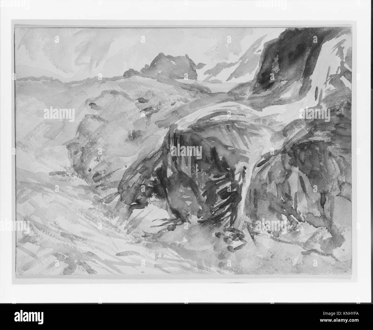 Formation glacier glacial ice Black and White Stock Photos & Images - Alamy
