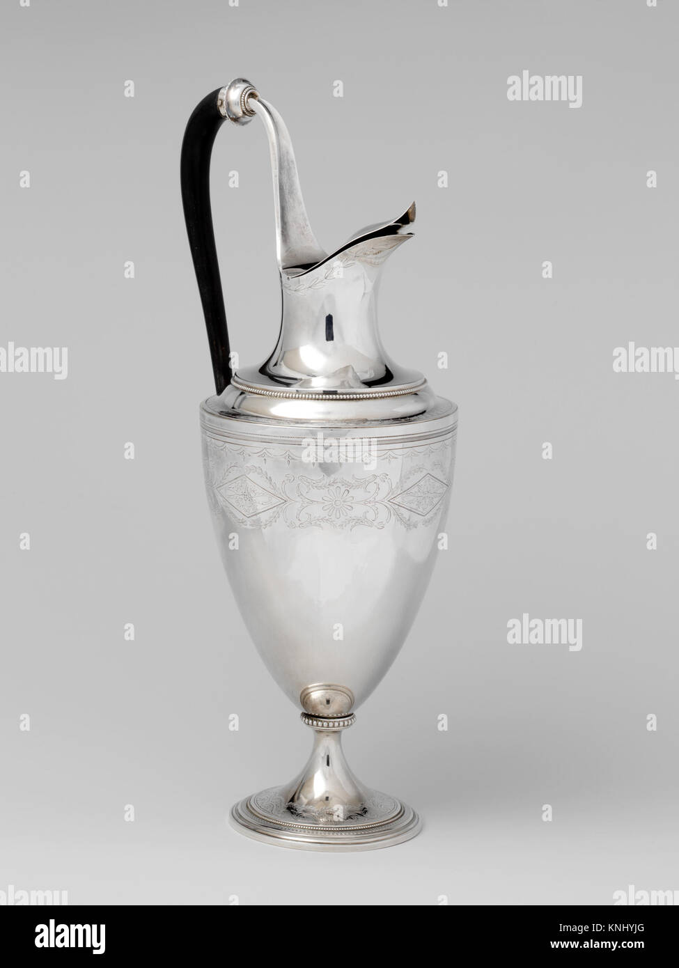 This ewer, or aiguiÃ¨re, is a type of ornamental pitcher or jug, often ...