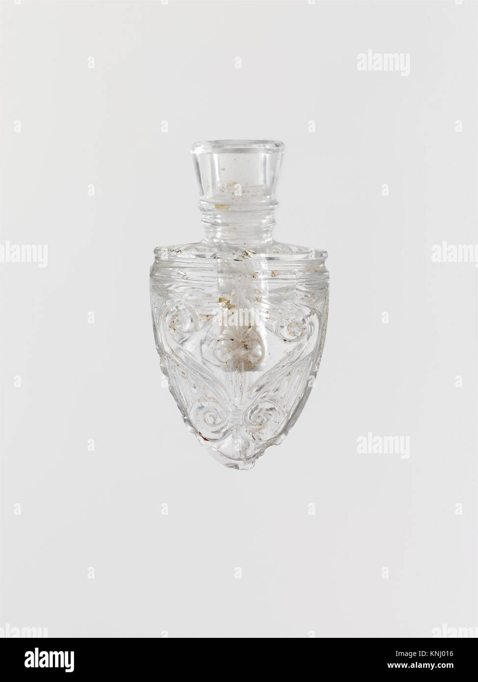 This flask, held at the MET, features intricate design and ...