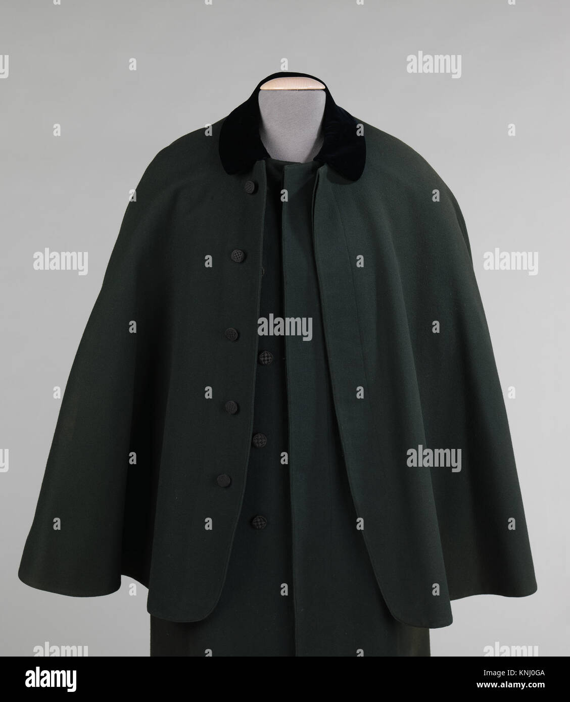 This evening cloak is a fine example of historical fashion. The front ...