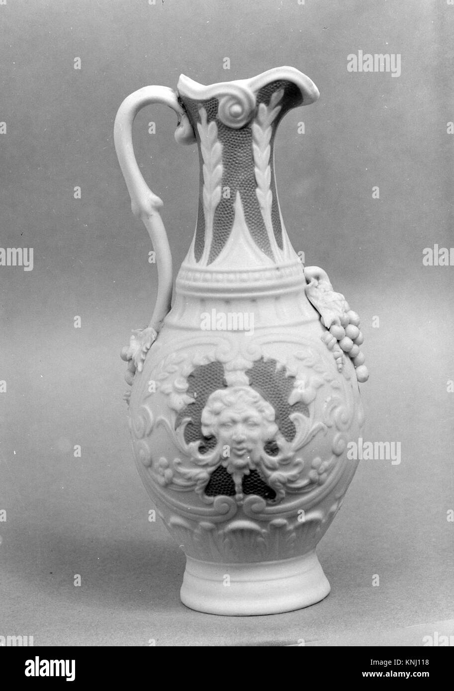 This ancient ceramic ewer illustrates pottery craftsmanship, functional ...
