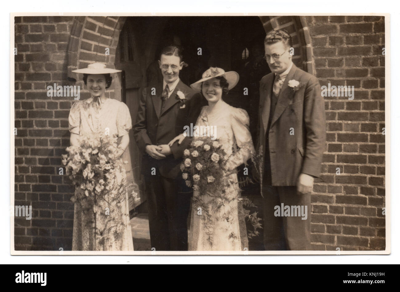 The wedding of Ernest Perrett and Beryl Johnson, St. Andrew's Church ...