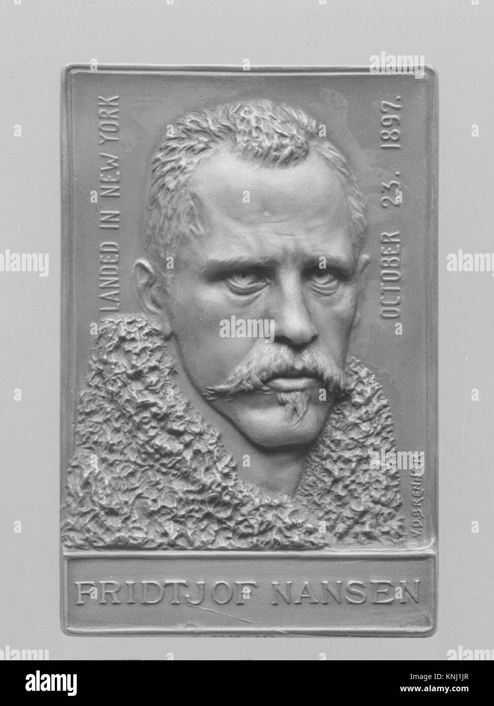 This portrait of Fridtjof Nansen, the Norwegian explorer and ...