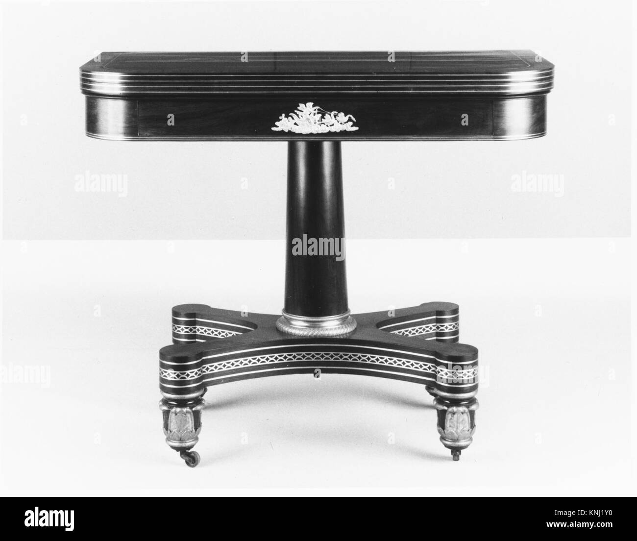 Card Table, Maker: Attributed to the Workshop of Duncan Phyfe (American ...