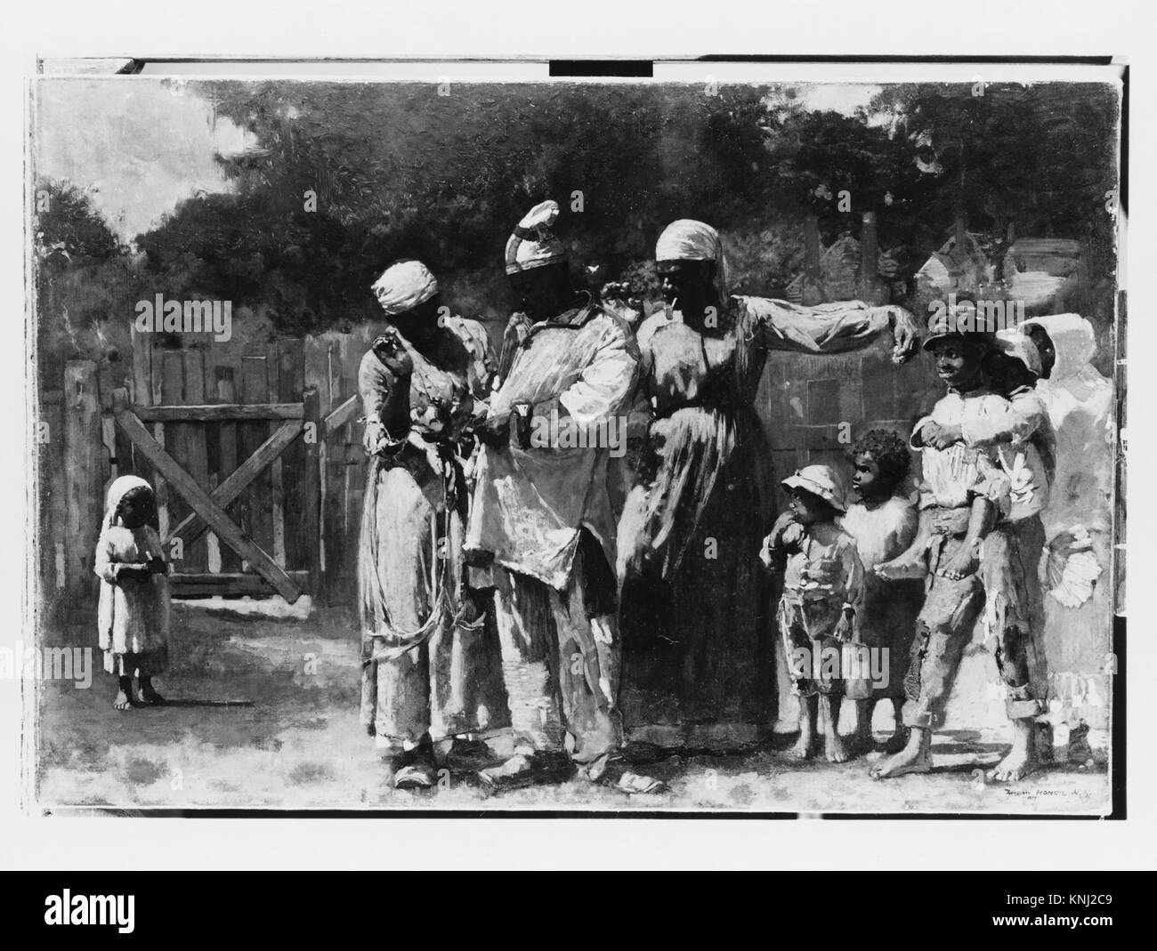 This painting by Winslow Homer, 'Dressing for the Carnival' (1877 ...