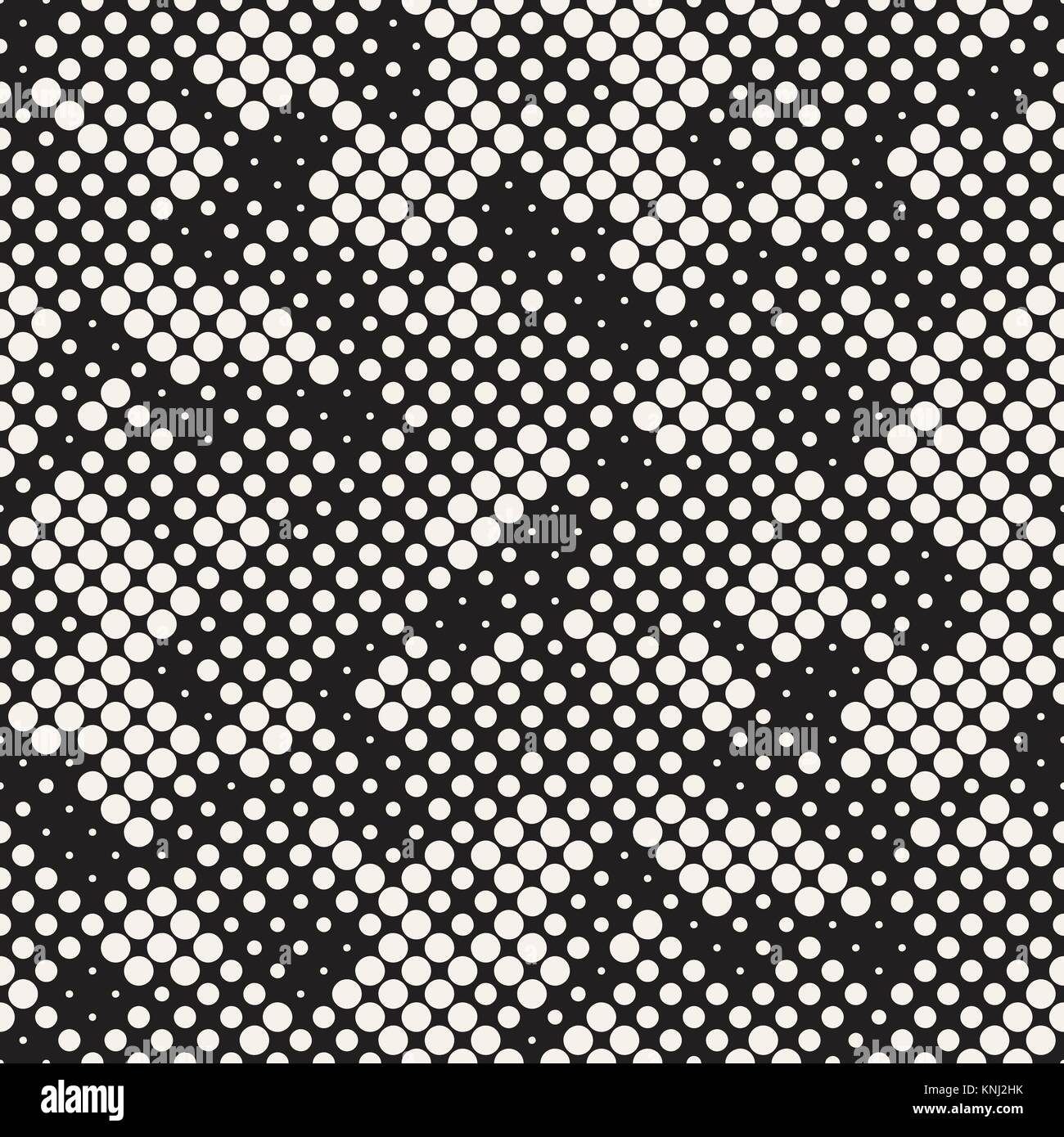 Modern Stylish Halftone Texture. Endless Abstract Background With ...