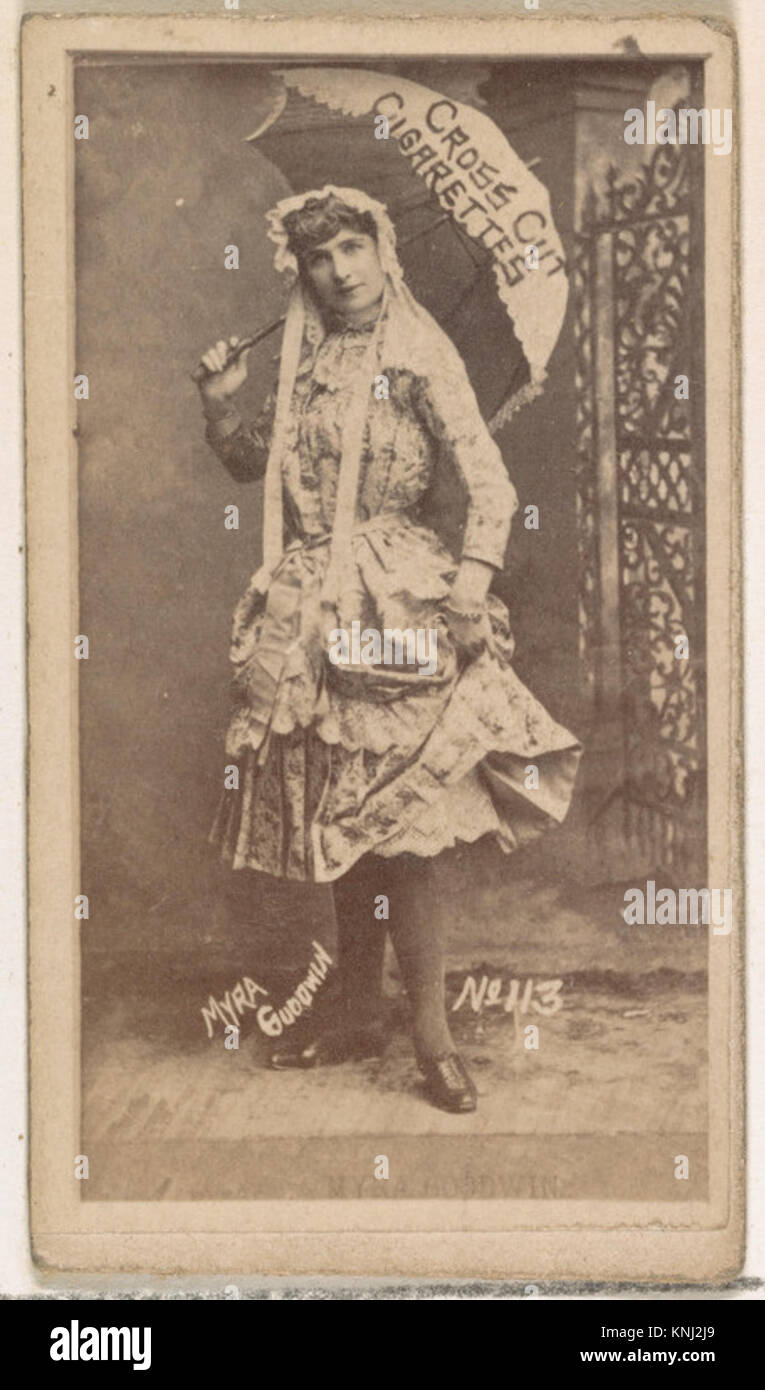 Card Number 113, Myra Goodman, from the Actors and Actresses series ...