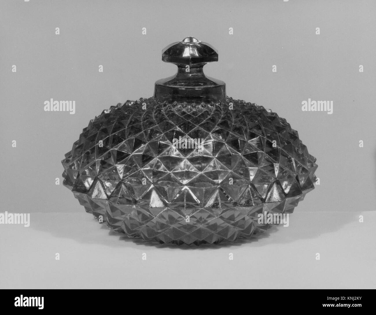 American butter dish made of pressed blue glass from the late 19th ...