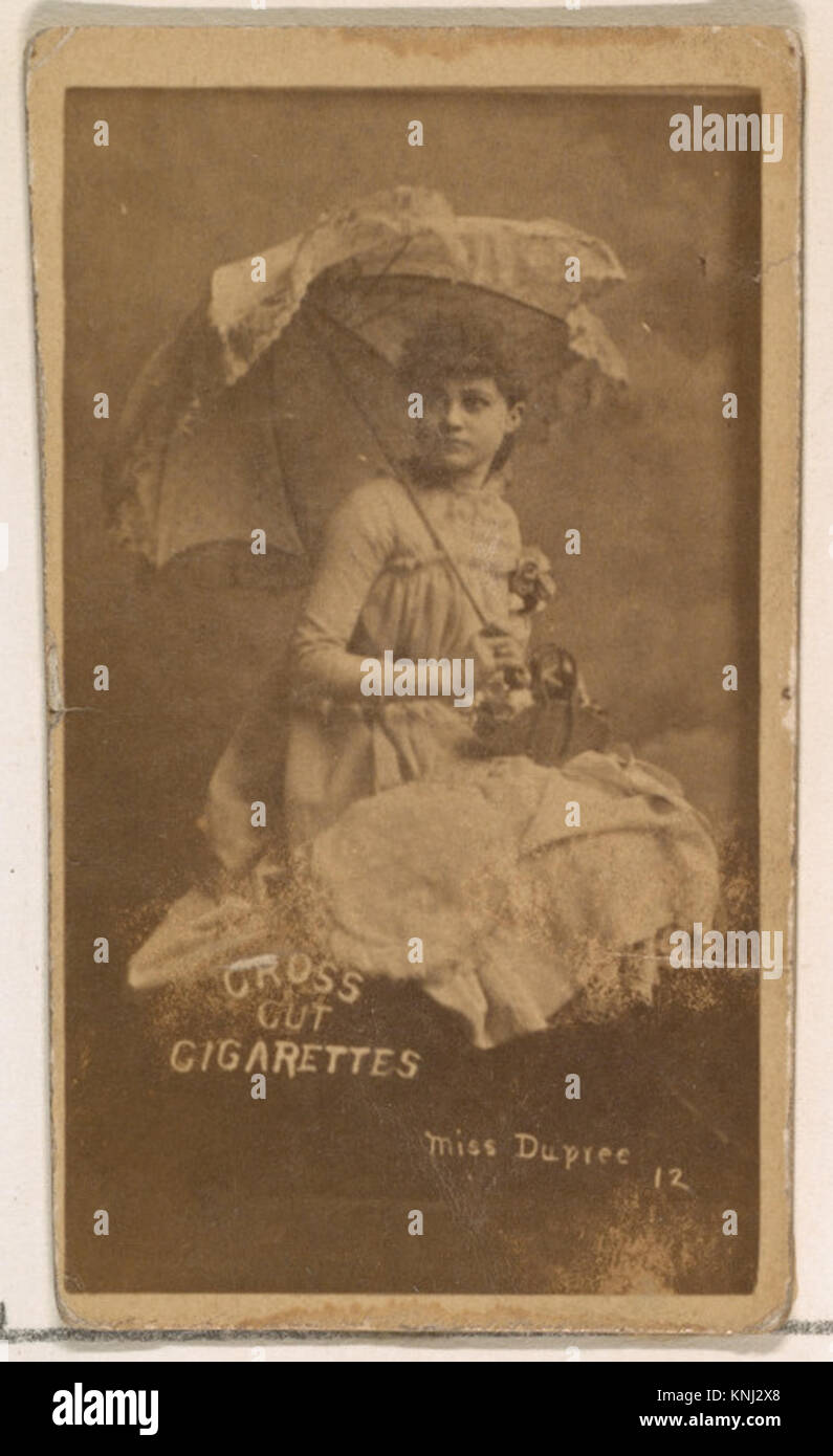Trading card featuring Miss Dupree, an actress from the 'Actors and ...