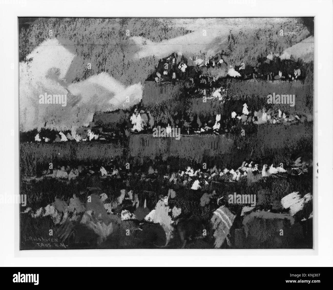 Illustration depicting traditional attire Black and White Stock Photos ...