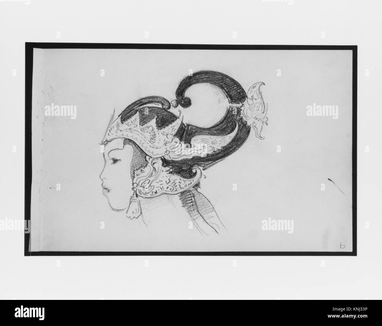 This 1889 drawing by John Singer Sargent shows the head of a Javanese ...