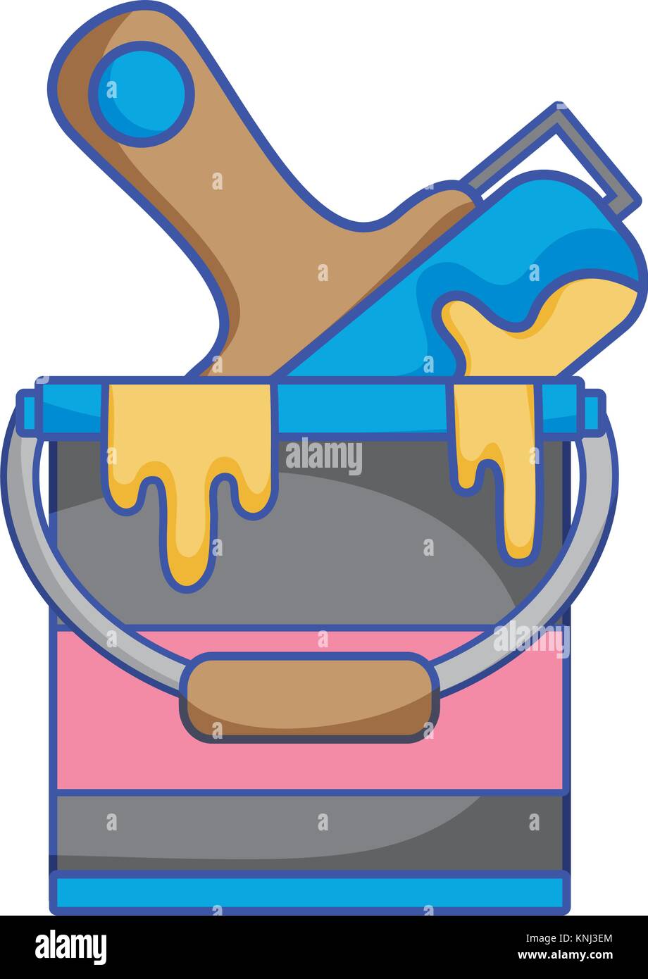 Paint can top Stock Vector Images - Alamy