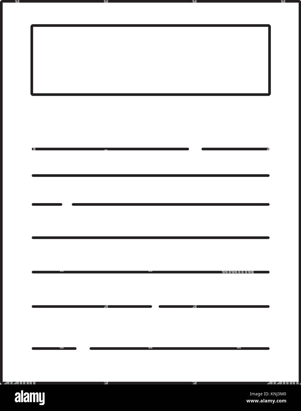 line business paper document work information Stock Vector Image & Art ...