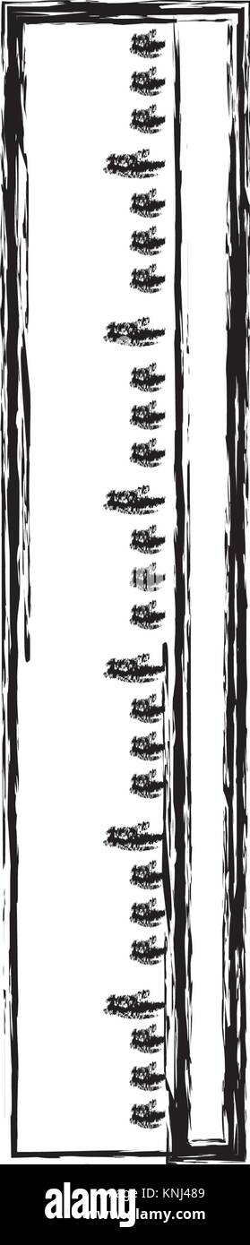 figure ruler school tool to study education Stock Vector Image & Art ...