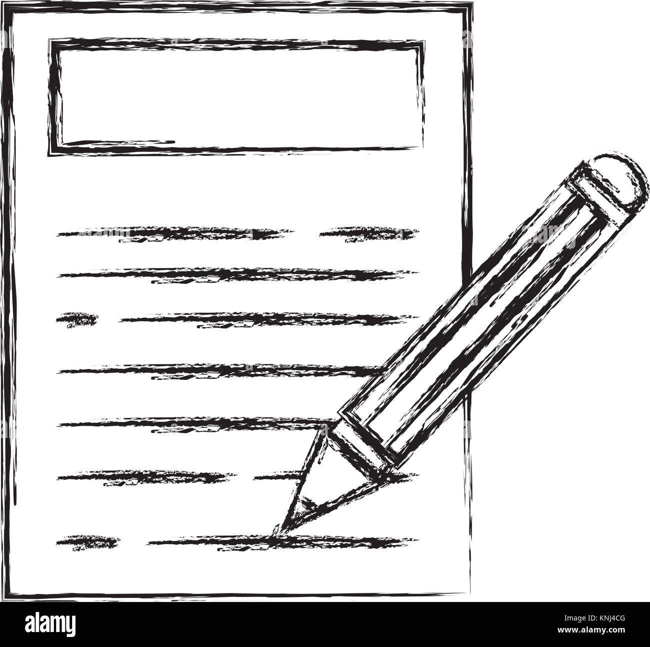 Paper Pencil Clipart Black And White