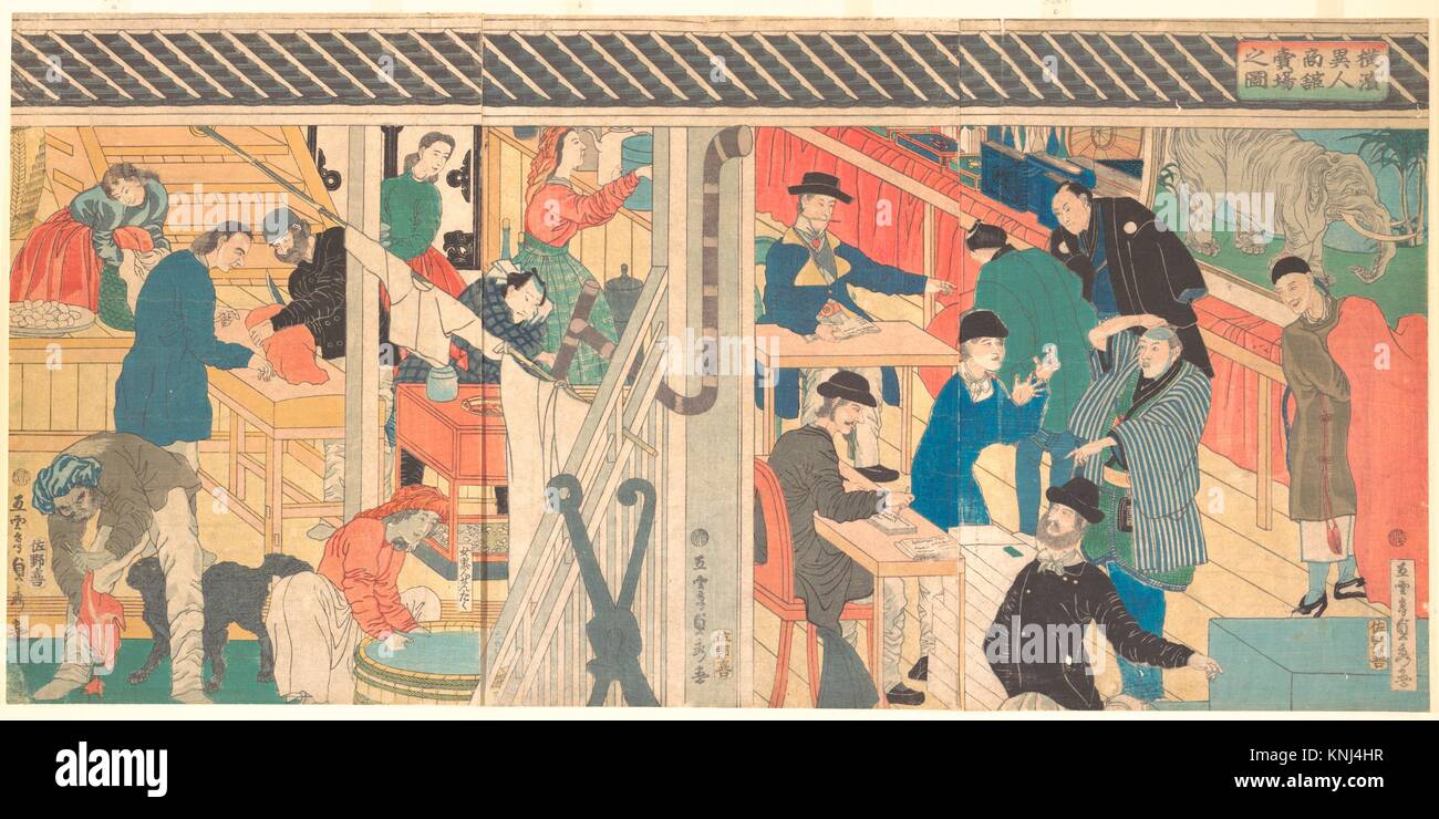 Utagawa gountei sadahide hi-res stock photography and images - Alamy