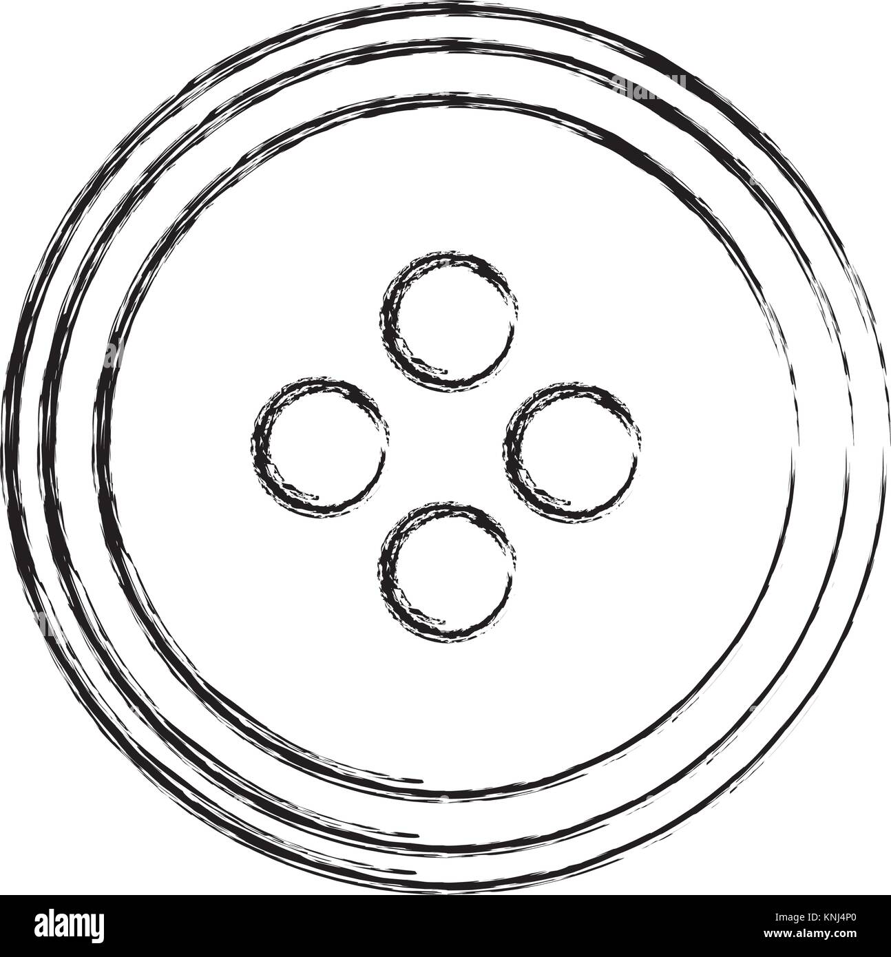 figure button object to sewing fashion design Stock Vector Image & Art ...