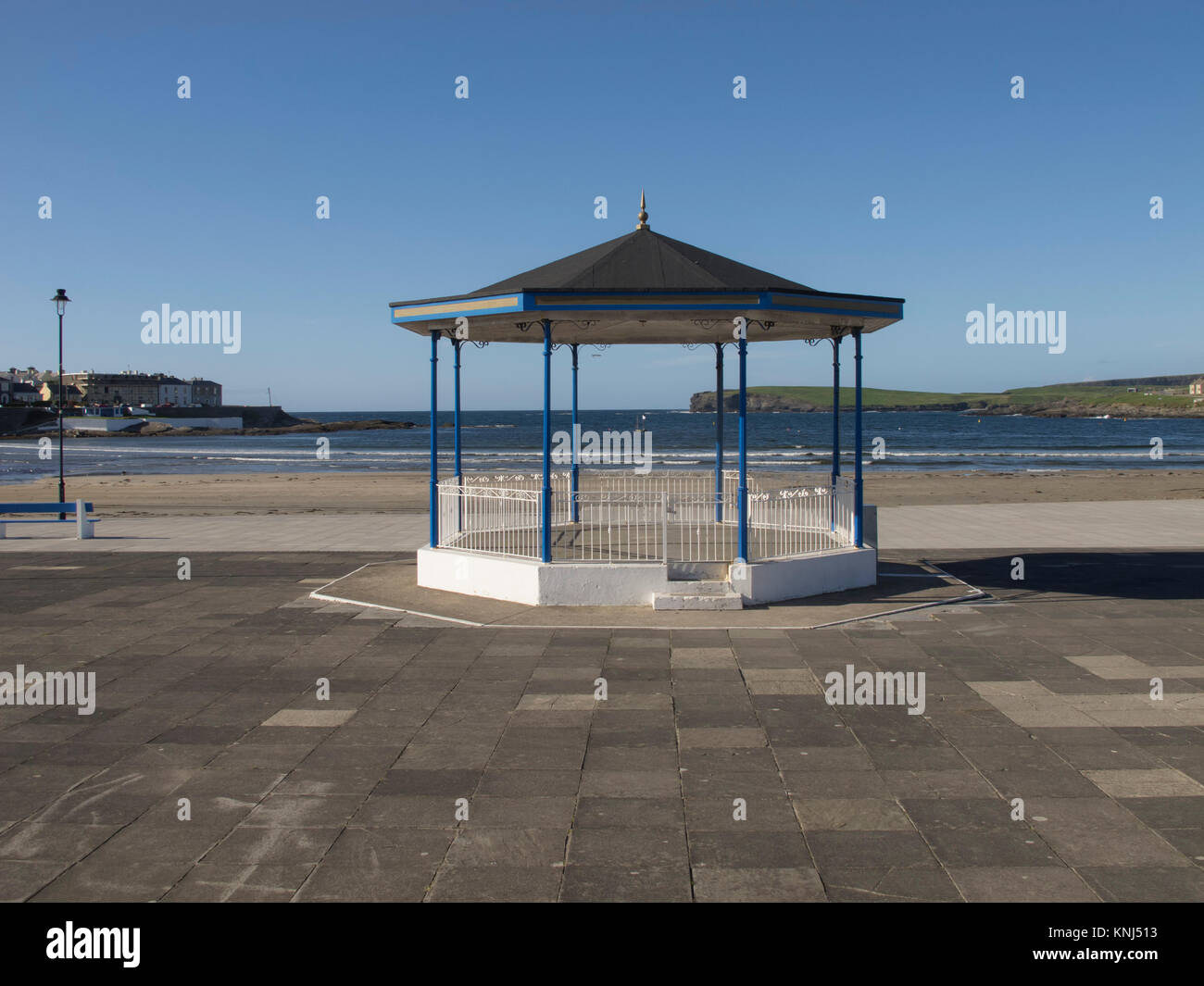 The bandstand on the promenade at Kilkee in County Clare Ireland Stock ...