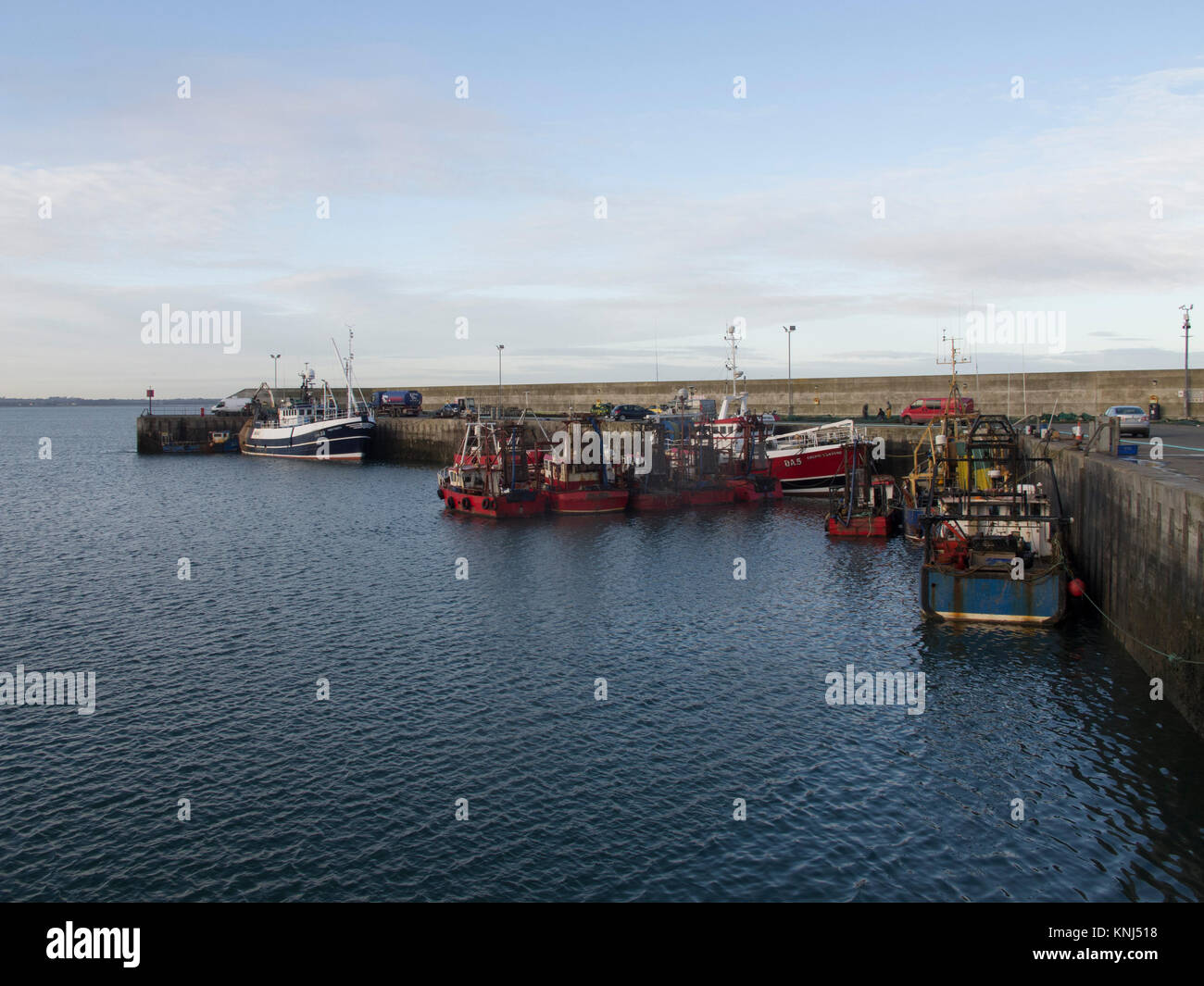 Clogherhead Pier in County Louth, Ireland Stock Photo - Alamy