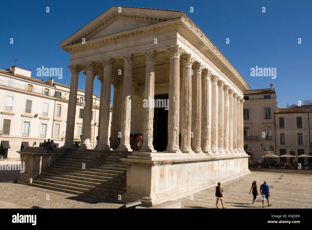 The Maison Carré (Square House), Nimes, Gard, France Stock Photo - Alamy