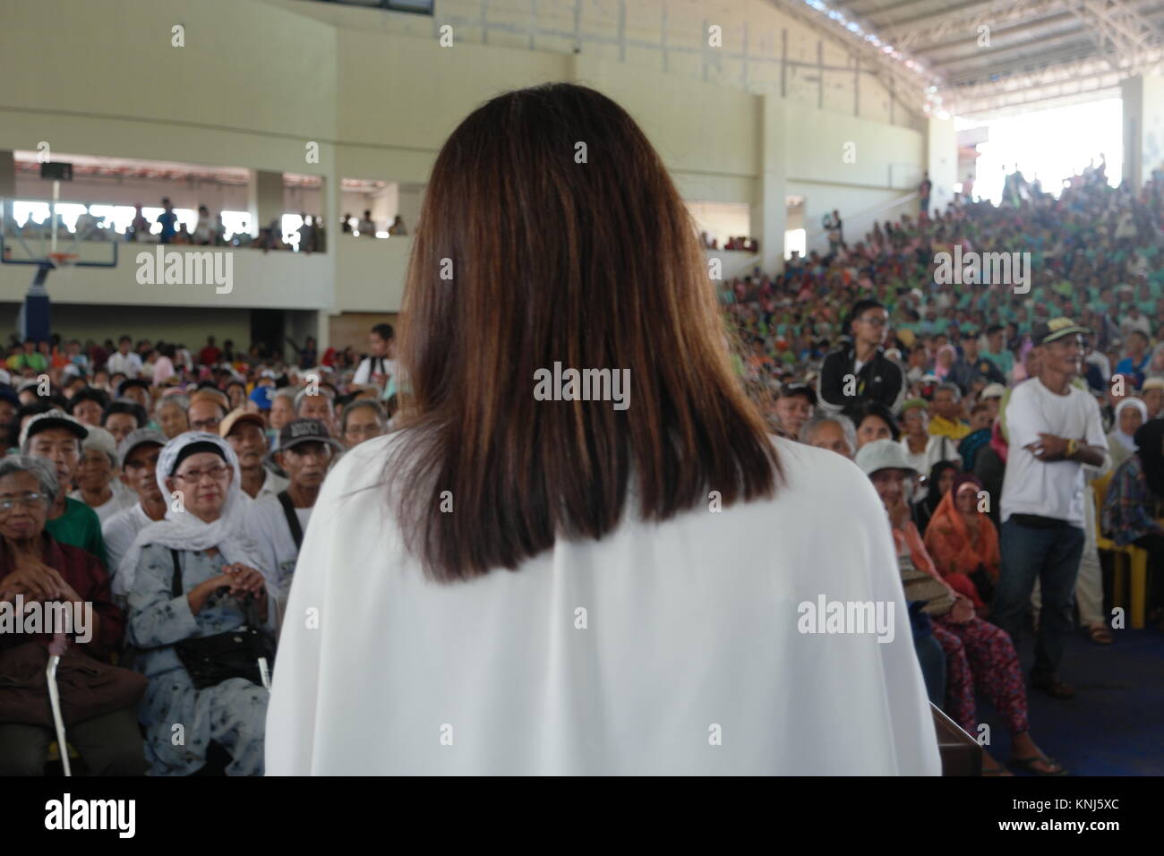 Lamitan City, Philippines. 09th Dec, 2017. Only woman mayor of Basilan ...