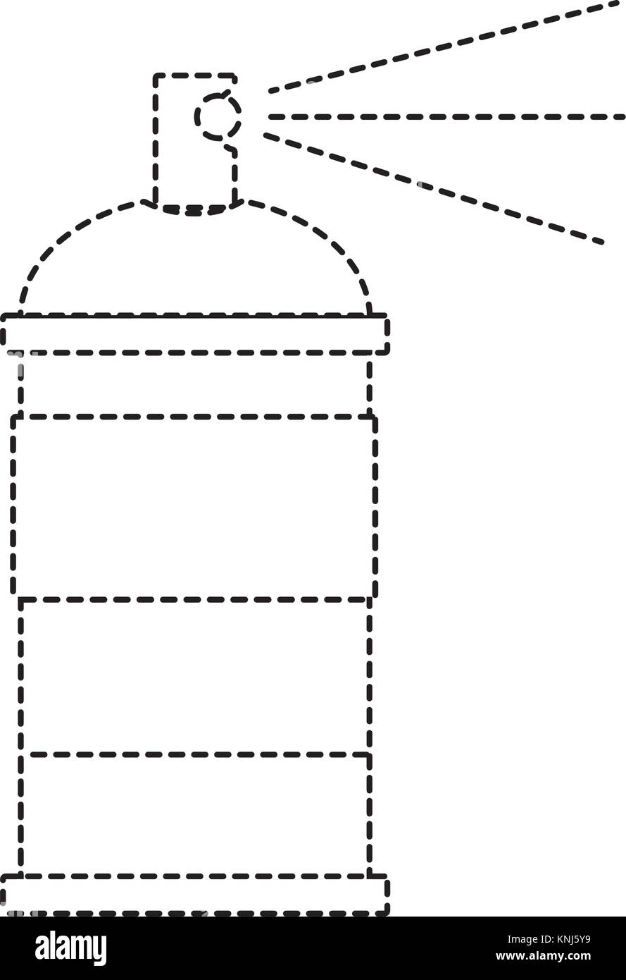 Spray bottle flat color Black and White Stock Photos & Images - Alamy