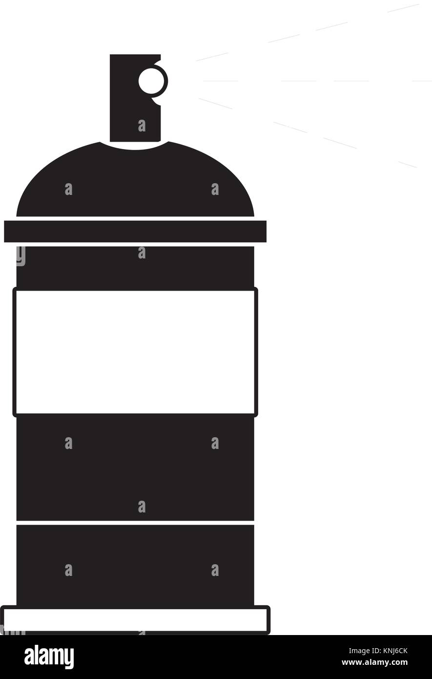 Contour can aerosol icon hi-res stock photography and images - Alamy