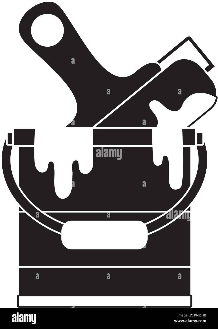 Paint can top Stock Vector Images - Alamy