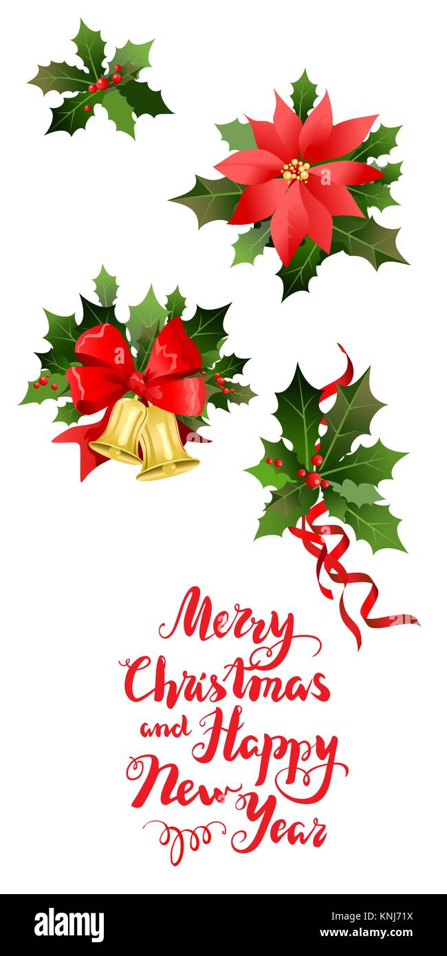 Holiday berry branch Cut Out Stock Images & Pictures - Alamy