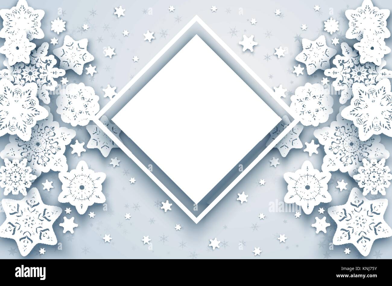Snow Season Winter Frame Stock Vector Image & Art - Alamy