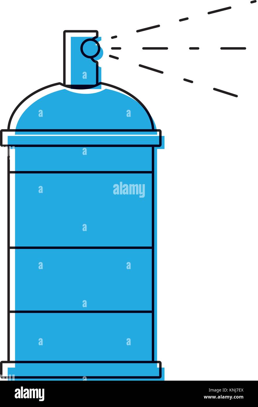 Graffiti artist spray isolated Stock Vector Images - Alamy