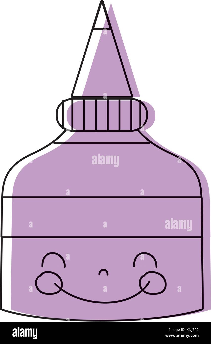 Kawaii glue bottle icon hi-res stock photography and images - Alamy