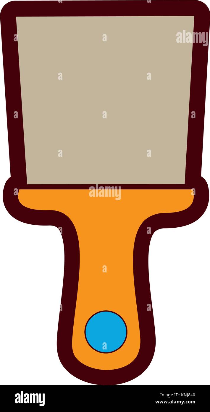 line color brush tool to paint the house design Stock Vector Image ...