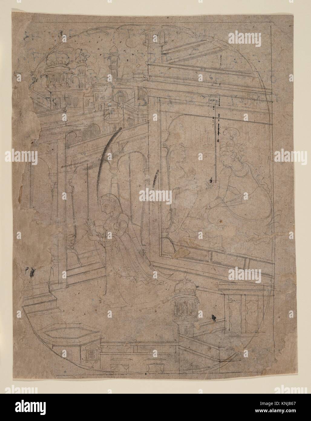 Pahari painting hi-res stock photography and images - Alamy