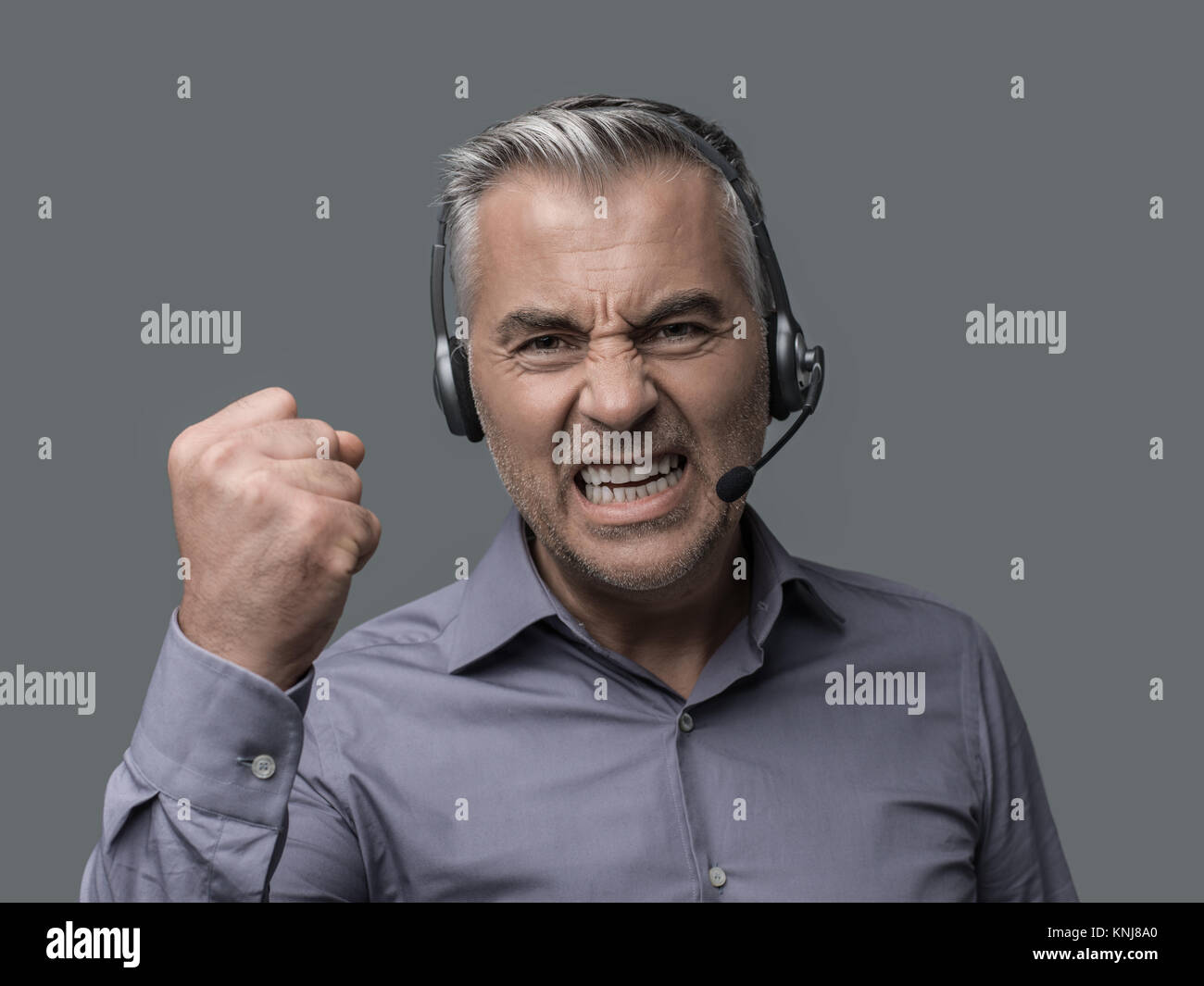 Angry receptionist High Resolution Stock Photography and Images - Alamy