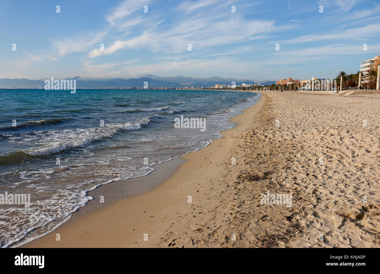 Strand, Platja de Palma, El Arenal, Mallorca Stock Photo - Alamy