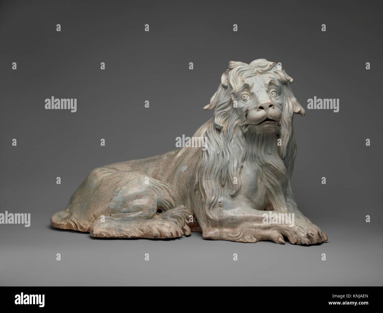 Lion (one of a pair). Factory: Meissen Manufactory (German, 1710 ...