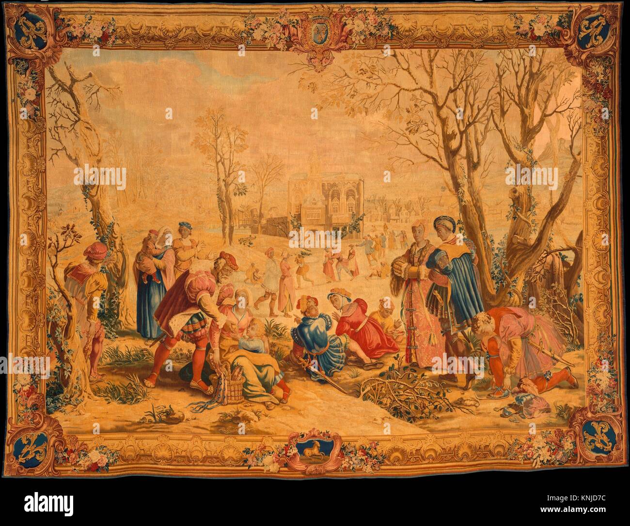 December from a set of The Months of Lucas. Designer: Master of the ...