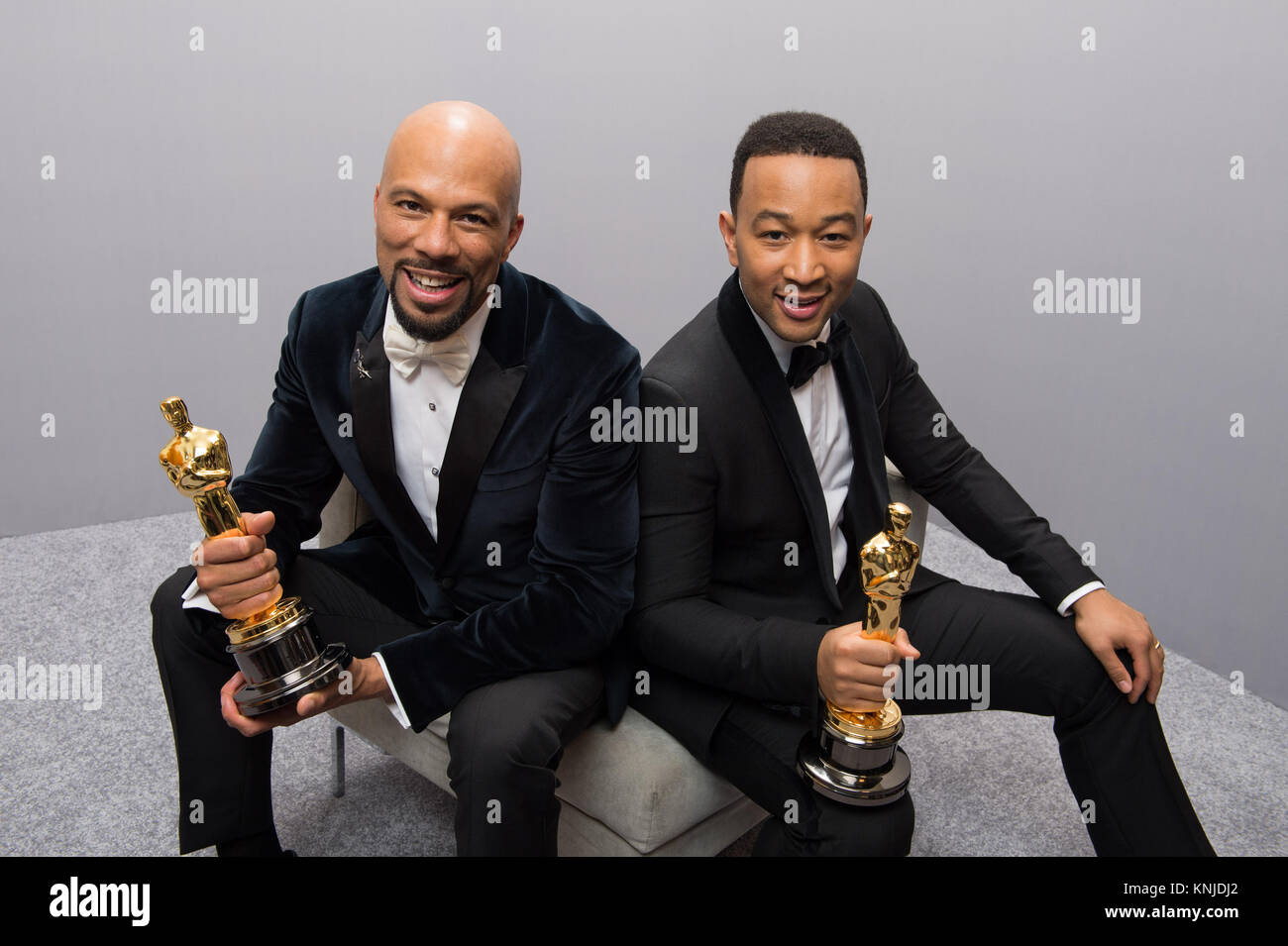 HOLLYWOOD, CA - FEBRUARY 22: Lonnie Lynn (Common) and John Stephens ...