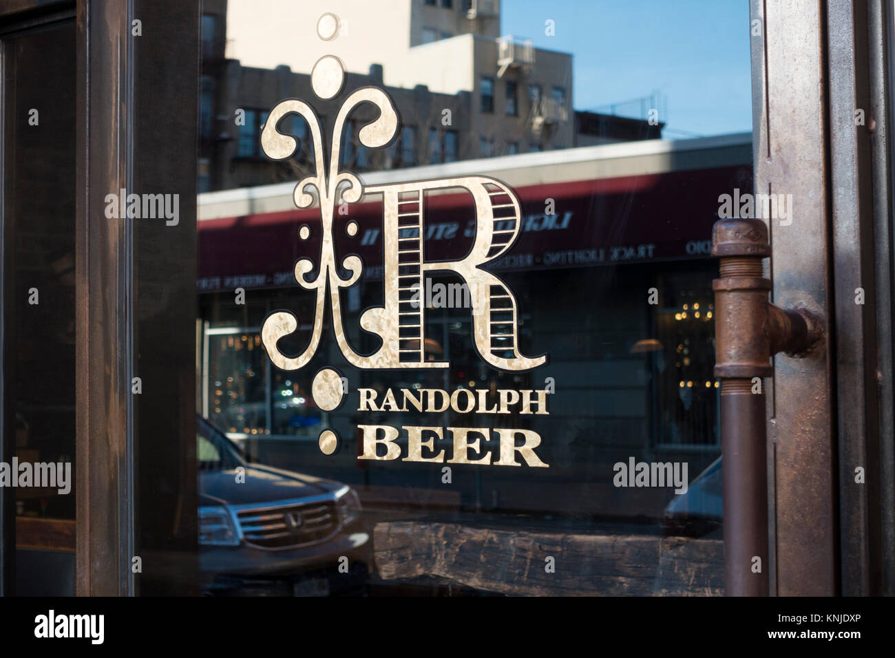 Randolph Beer, a restaurant bar in Nolita, Lower Manhattan Stock Photo ...